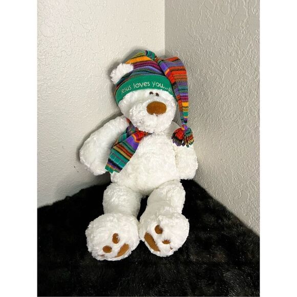 Gund | Toys | Gund Parable Jack Bear Jesus Loves You Always Plush ...